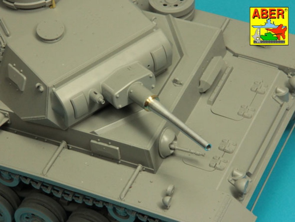 1/16 German PzKpfw.III Ausf.G/H/J Early Gun Barrel 50mm KwK 38L/42 - AB ...