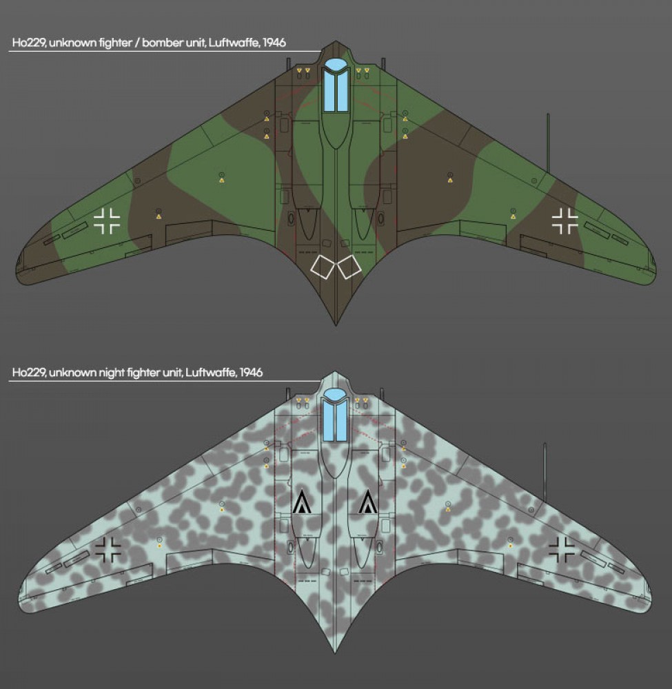 1/72 German Horten Ho 229 Wunderwaffe Fighter-bomber - AC 12583