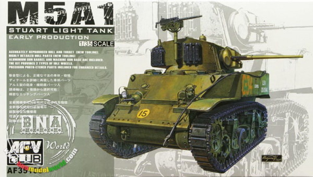 1/35 M5A1 Stuart Light Tank Early Production