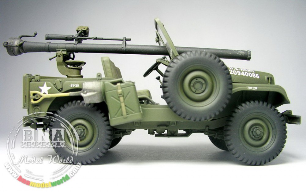 1/35 US M38A1C 1/4t 4X4 Army & Marine W/M40A1 106mm Recoilless Rifle