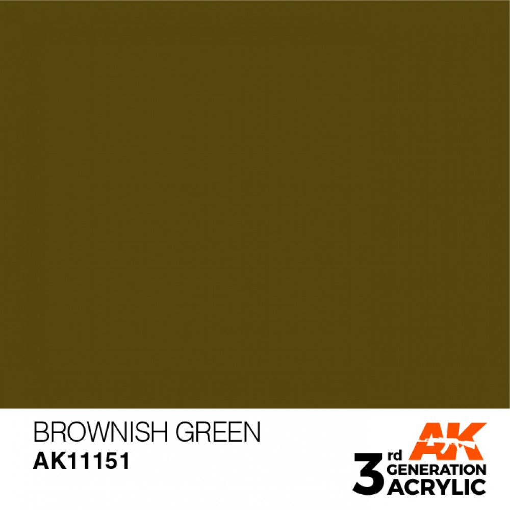 Acrylic Paint (3rd Generation) - Brownish Green (17ml)