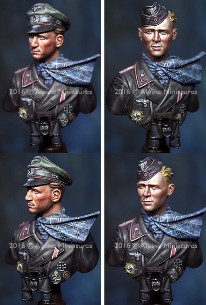 1/16 Officer 116th Panzer Division "Windhund" Bust