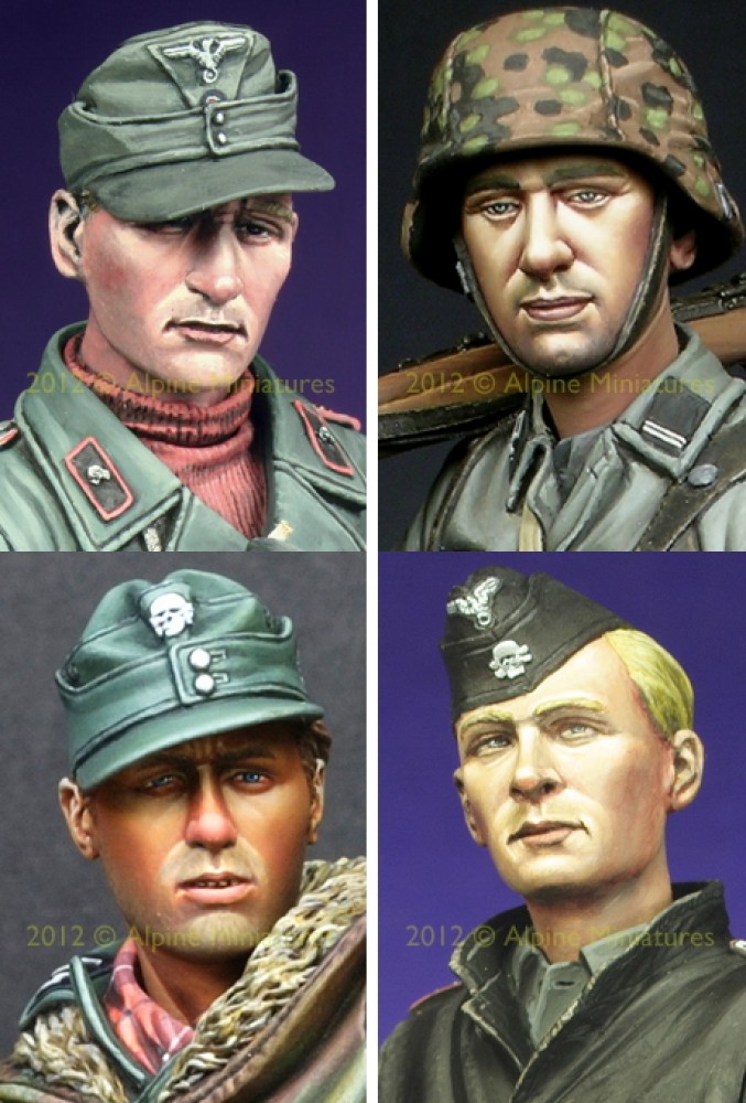 1/16 German Heads Set (4pcs) #1
