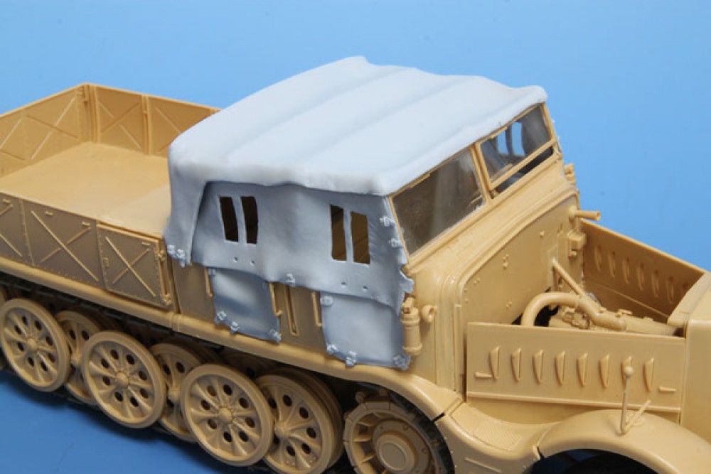 1/35 SdKfz. 9 Famo Closed Canvas and Skirts for Tamiya kits