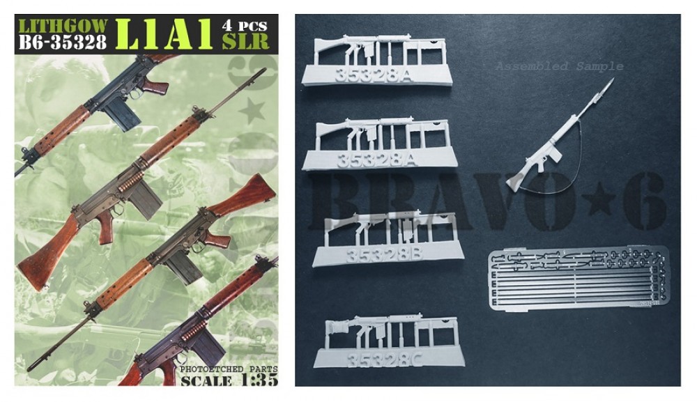 1/35 L1A1 SLR Lithgow Mod. Self-Loading Rifle (4pcs)