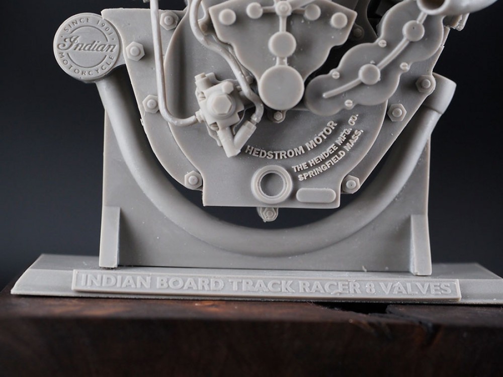1/6 Indian Racer 8-valve Motorcycle Engine - CIX-MBIG6003