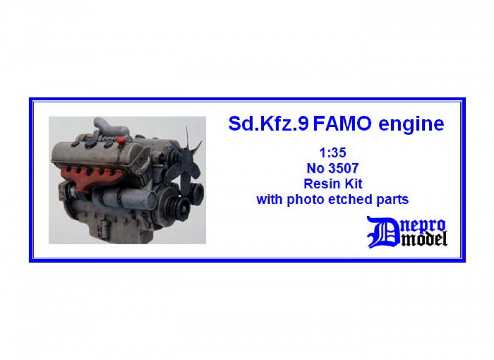 1/35 SdKfz.9 FAMO Engine Resin Kit