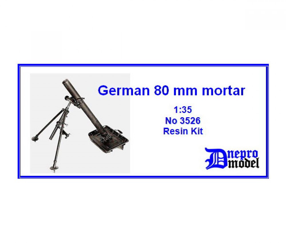 1/35 WWII German 80mm Mortar Resin Kit