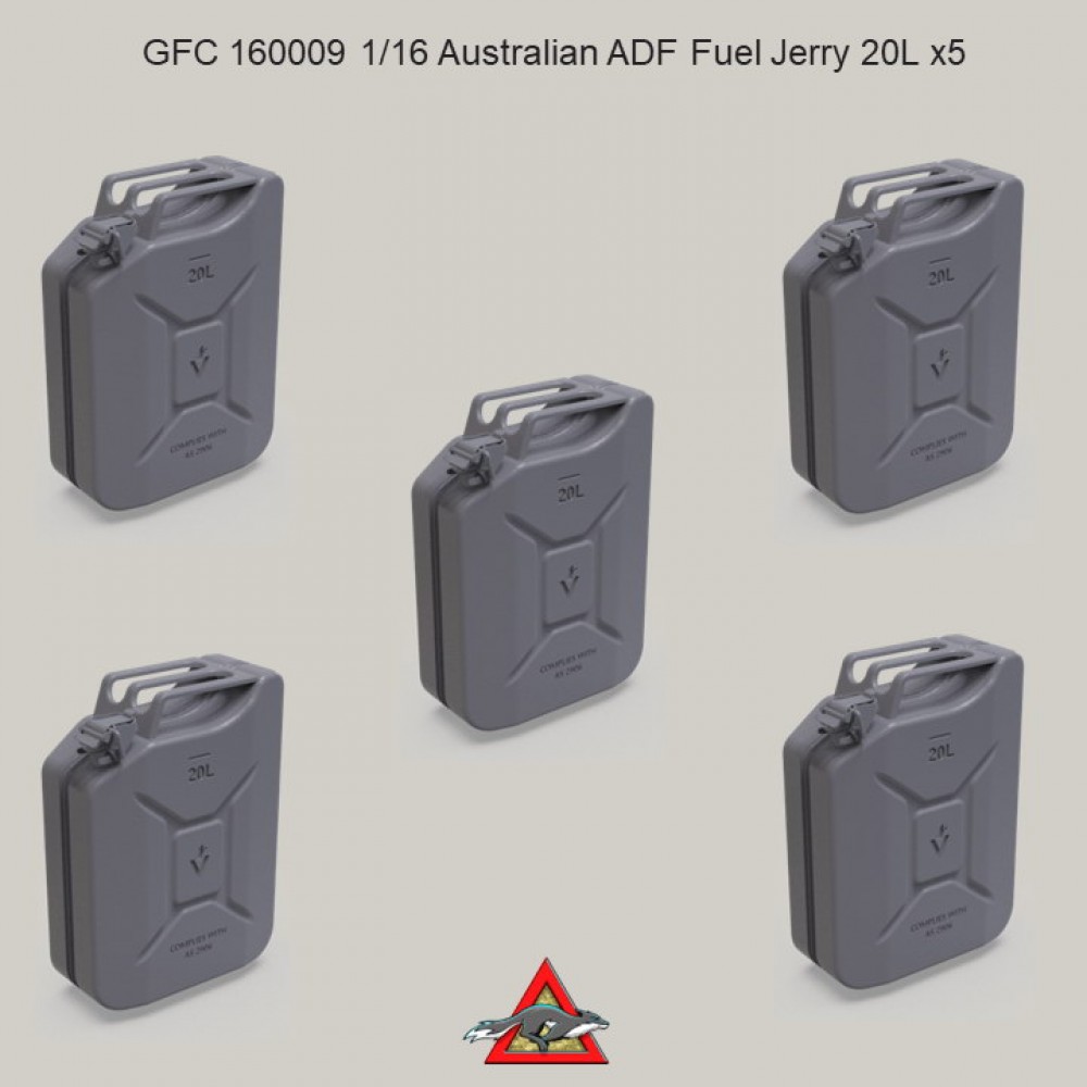 1/16 Modern Australian ADF Fuel Jerry 20L (5pcs) - GFC160009