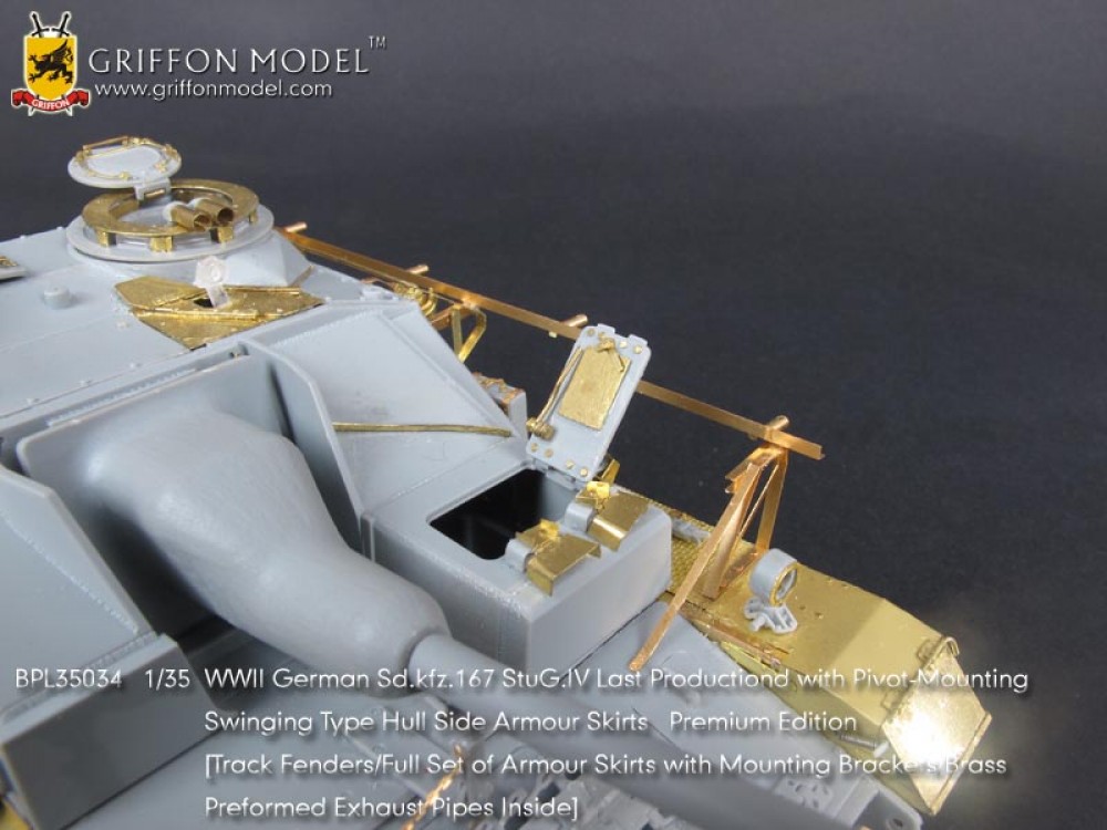 1/35 WWII SdKfz.167 StuG.IV (Last) Premium Detail Set (w/Fenders..) for ...