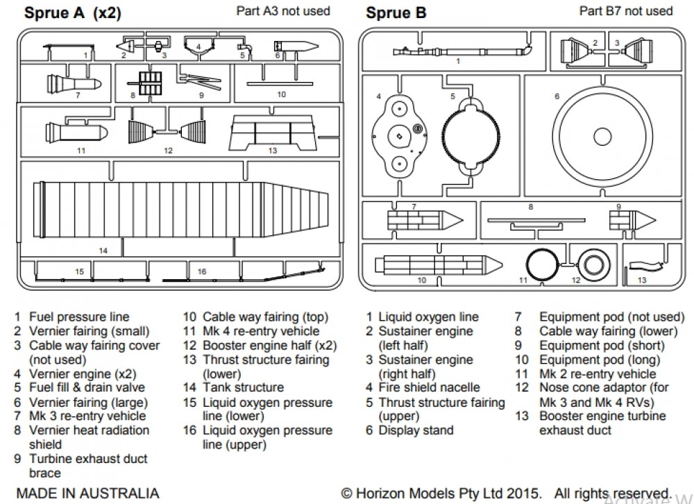 1/72 Spacecraft Series - Convair SM-65D Atlas
