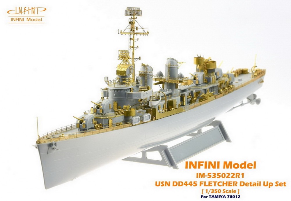 1/350 US Navy DD445 Fletcher Detail-Up Set for Tamiya kit #78012