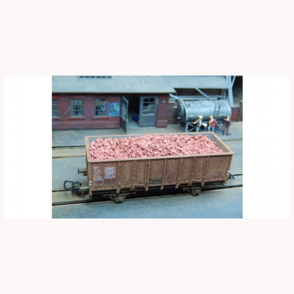 1/87 (HO scale) Bricks (NF) Dark Brick-Red (3000pcs)