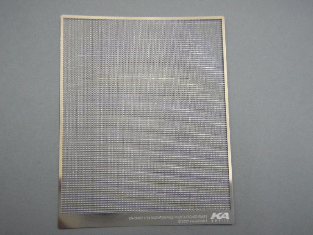 1/24 Photo-etched Radiator Face (Stainless Steel)