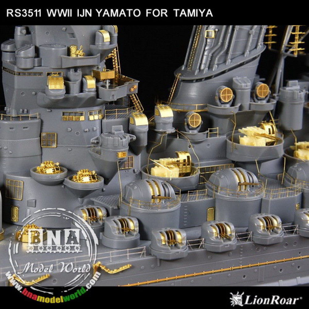 1/350 WWII IJN Yamato Super Detail Set for Tamiya #78025 Kit