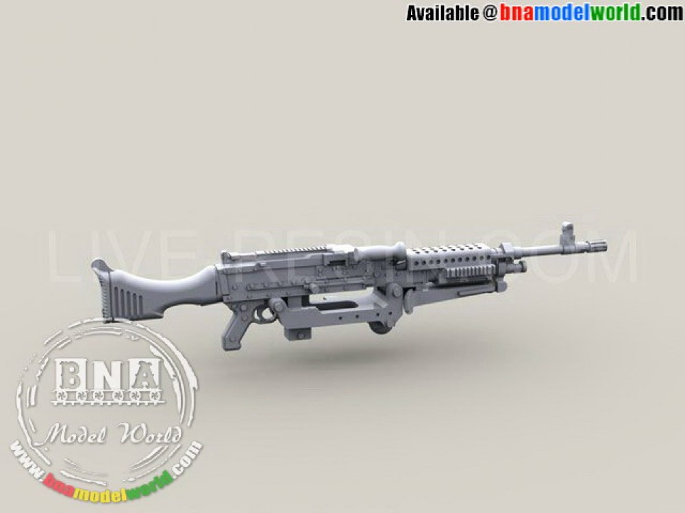 1/35 US Army M240B H24-6 Machine Gun Mount w/HMMWV Mount &Armour Shield