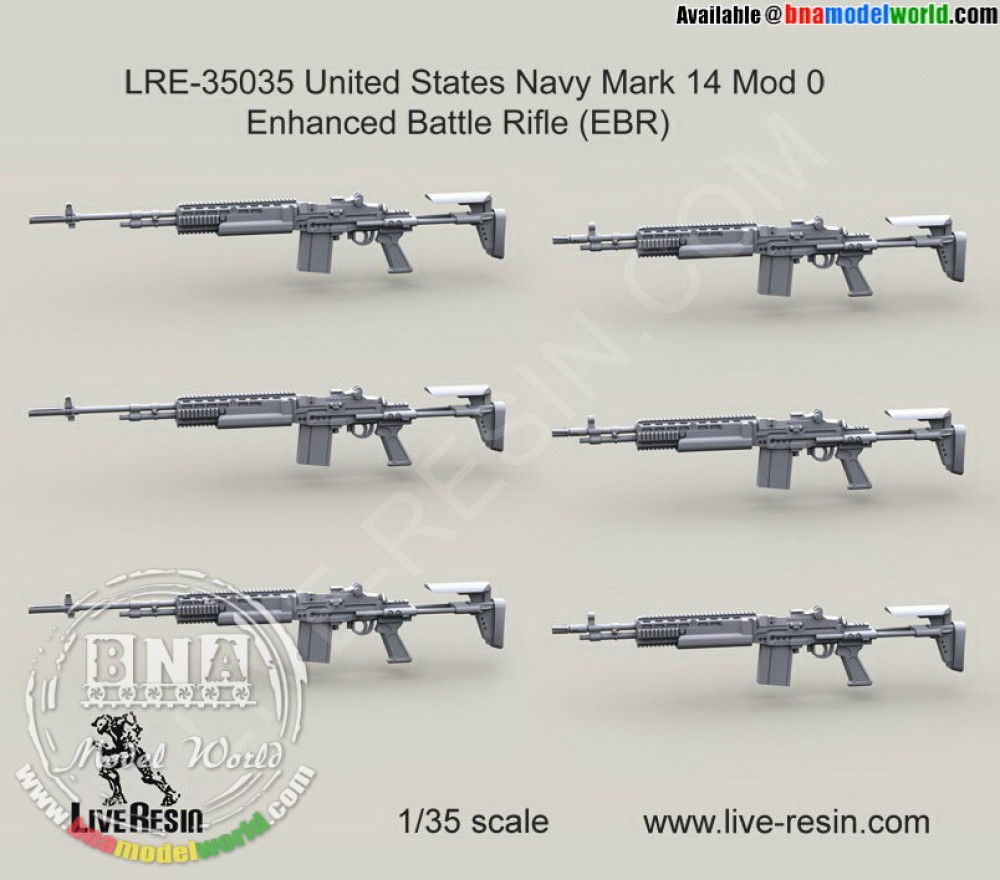 1/35 US Navy Mark 14 Enhanced Battle Rifle (EBR)