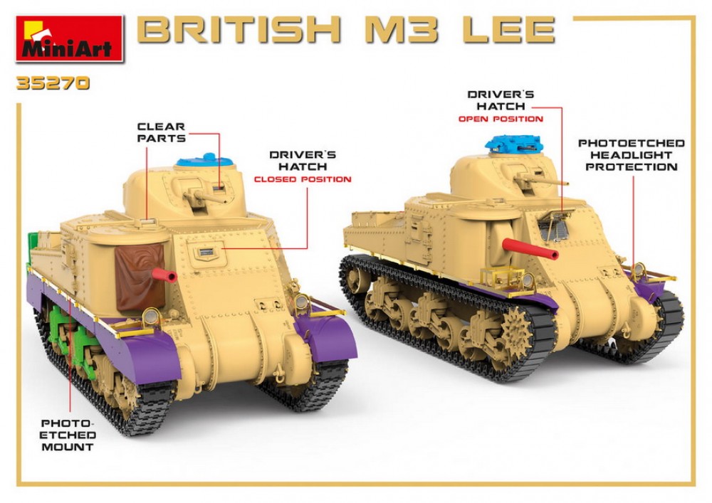 1/35 British M3 Lee Medium Tank