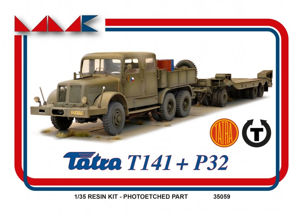1/35 Tatra T141 & P32 Resin Kit