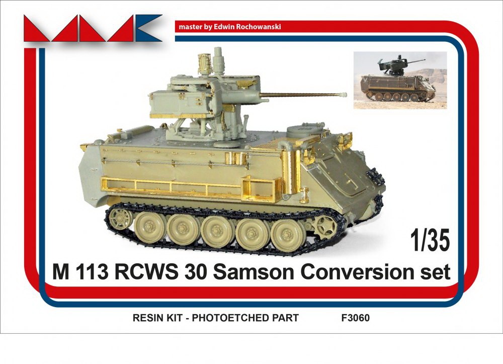 1/35 M 113 w/Samson RCWS 30 Conversion Set for Academy/Tamiya kits