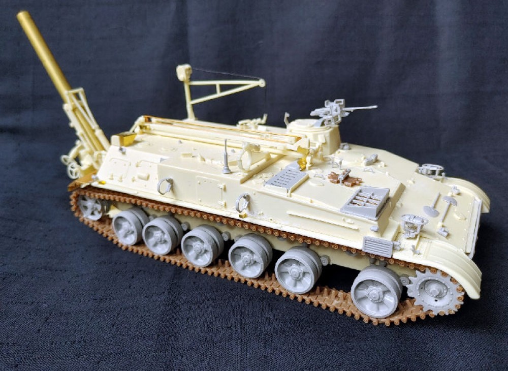 1/35 2S4 Tulip Heavy Mortar System Conversion set for Trumpeter 2S3 ...