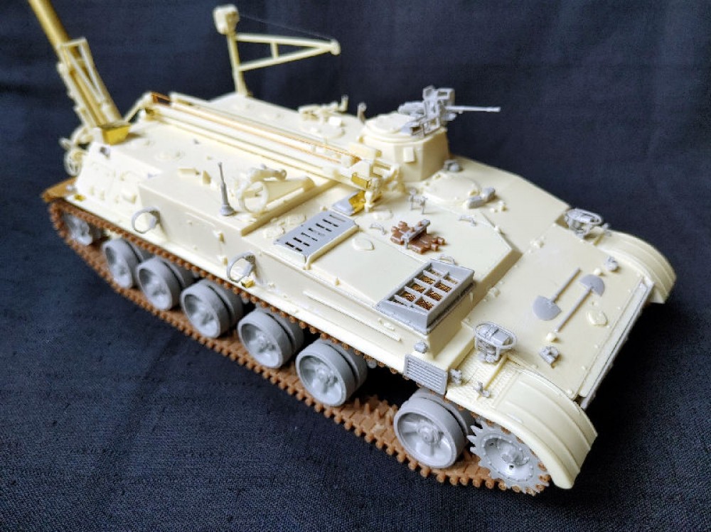 1/35 2S4 Tulip Heavy Mortar System Conversion set for Trumpeter 2S3 ...