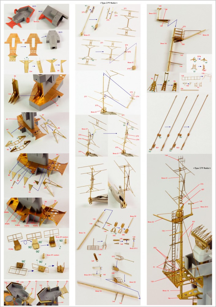 1/200 HMS Nelson Super Detail-up Set for Trumpeter Nelson kit #03708