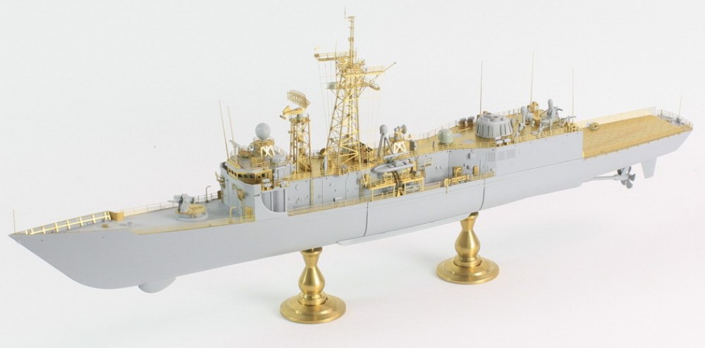 Academy 1/350 USS FFG-7 Oliver Hazard Perry Frigate Complete kit ...