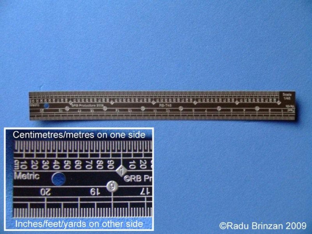 1/35 Scale Ruler for Modelling