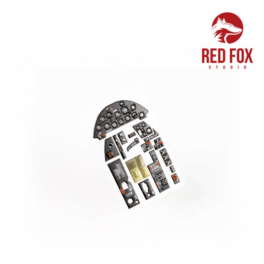 1/32 Vought F4U-1D Corsair Instrument Panel for Tamiya kit - RFSQS-32105