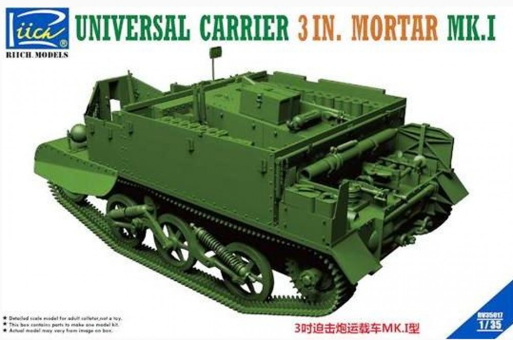1/35 Universal Carrier 3inch Mortar Mk.I