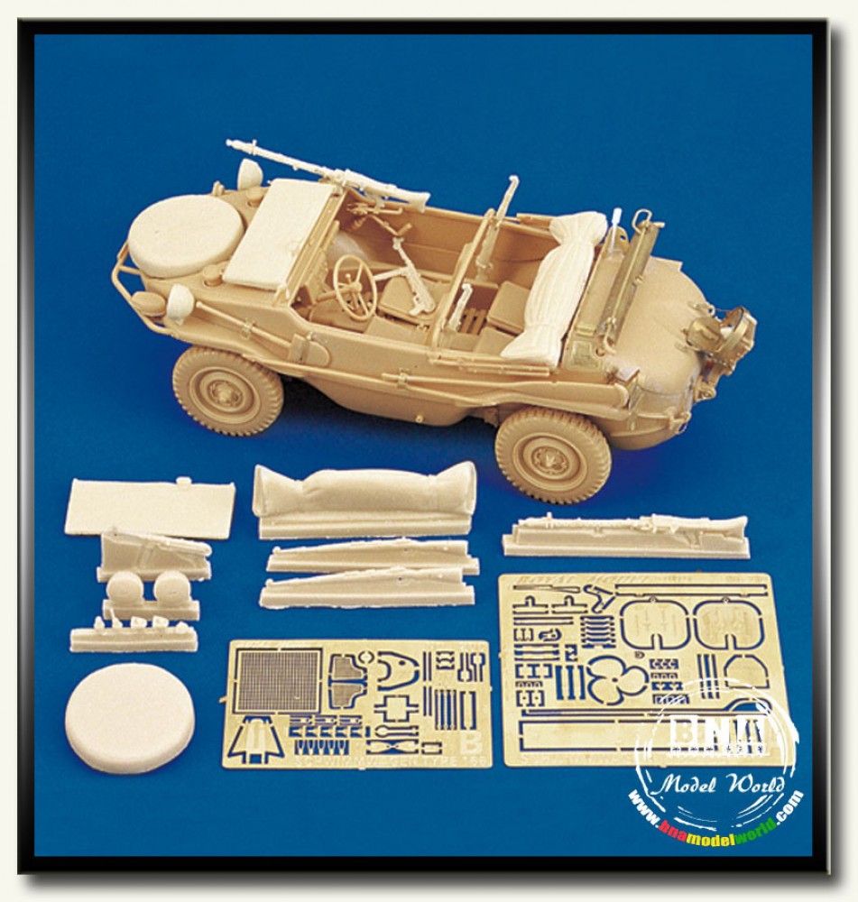 1/35 Volkswagen Schwimmwagen Type 166 Detail-up Set for Tamiya kit #35224