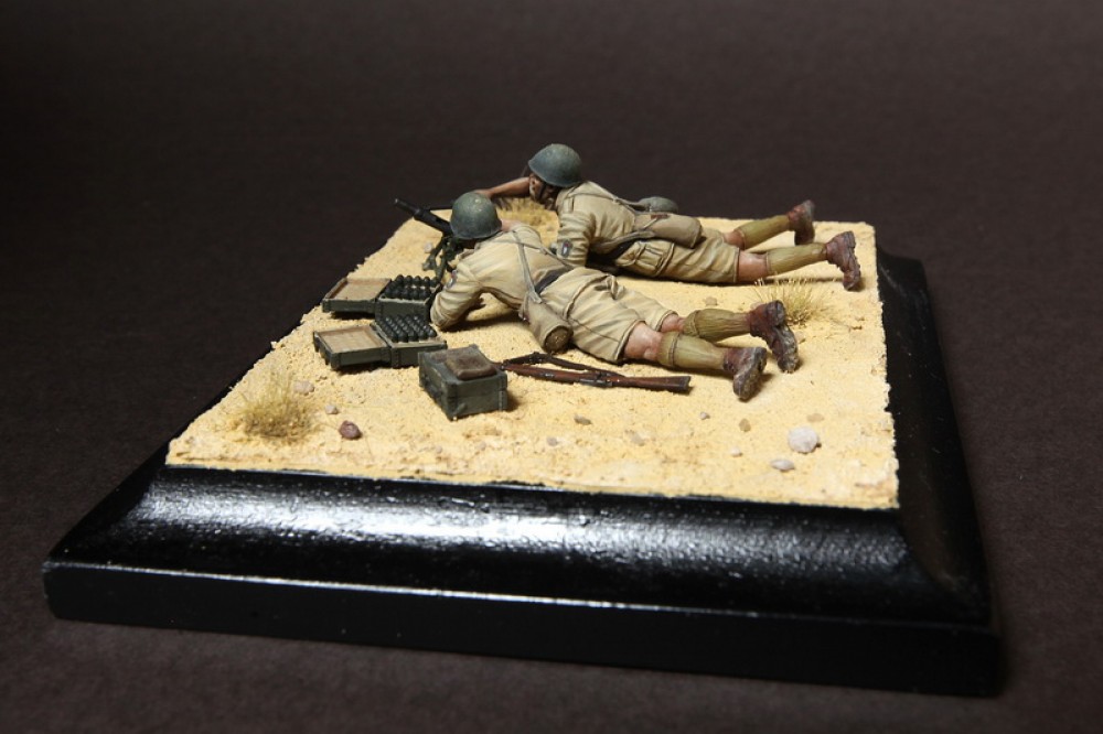 1/35 Italian 45mm Mortar Brixia Team (2 figures with mortar) - SOGA-35158