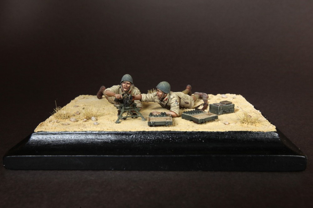 1/35 Italian 45mm Mortar Brixia Team (2 figures with mortar) - SOGA-35158