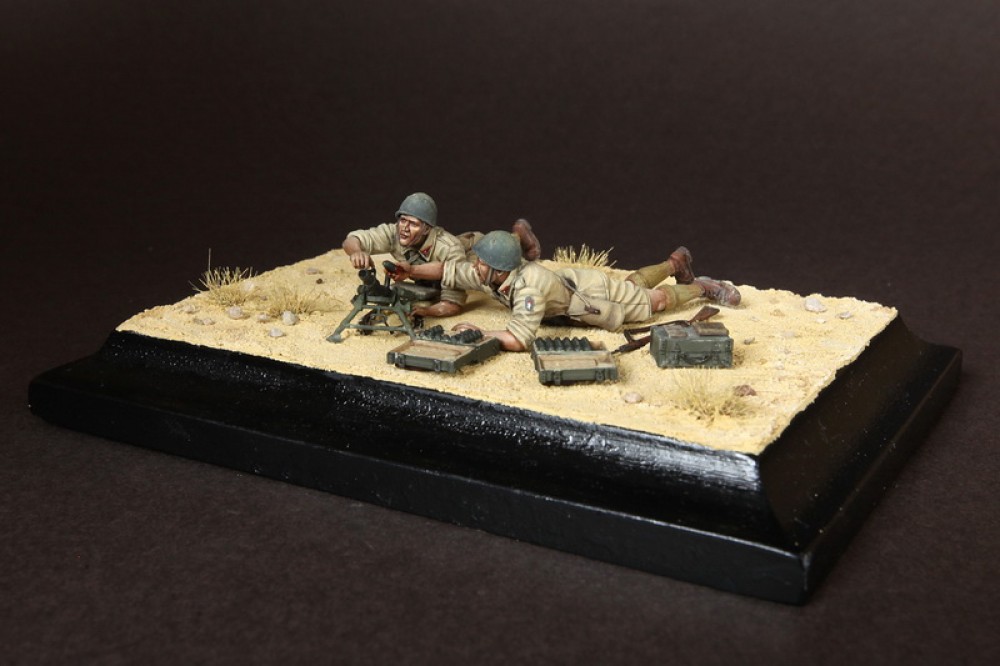 1/35 Italian 45mm Mortar Brixia Team (2 figures with mortar) - SOGA-35158