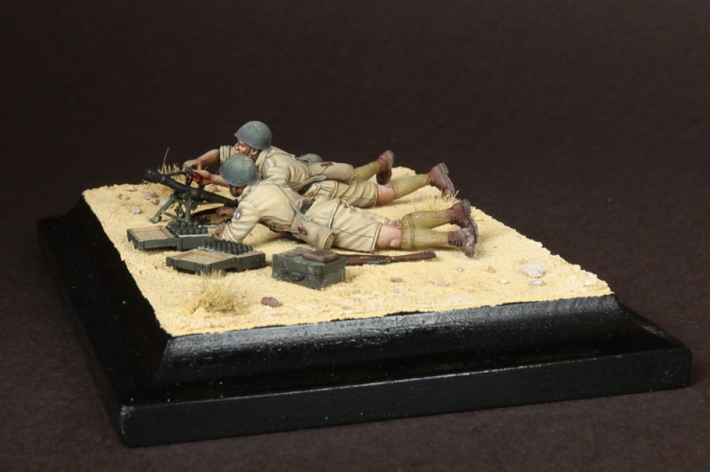 1/35 Italian 45mm Mortar Brixia Team (2 figures with mortar) - SOGA-35158