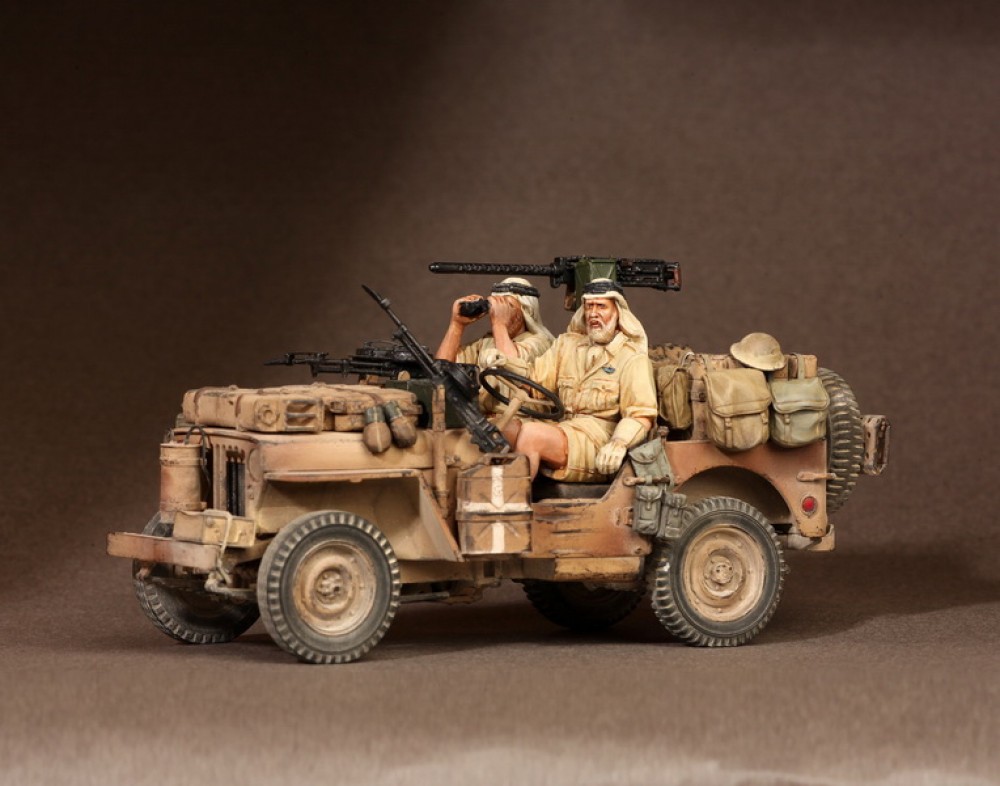 1/35 North Africa Crew of the Jeep SAS 1941-42 #4 (2 figures)