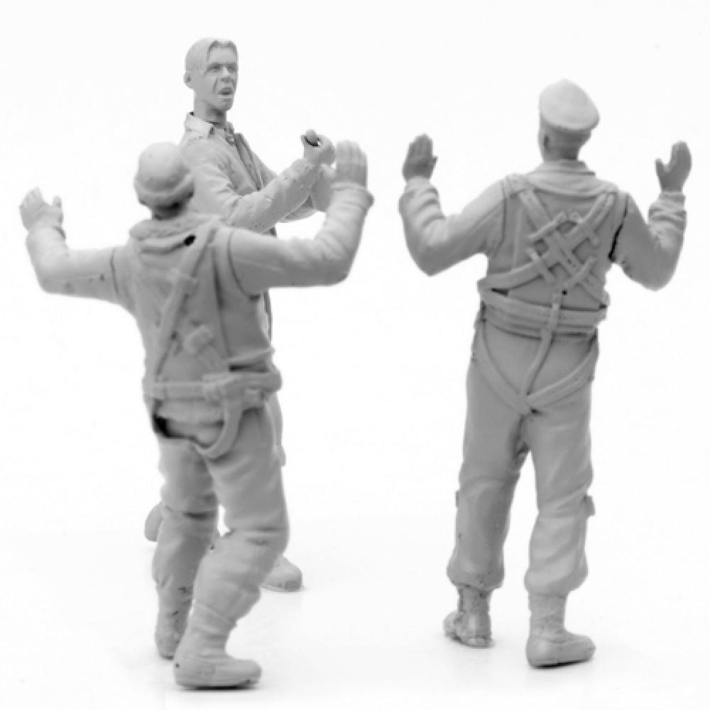 1/48 WWII US Army Airforce Crew (Celebrate) 3 Figures