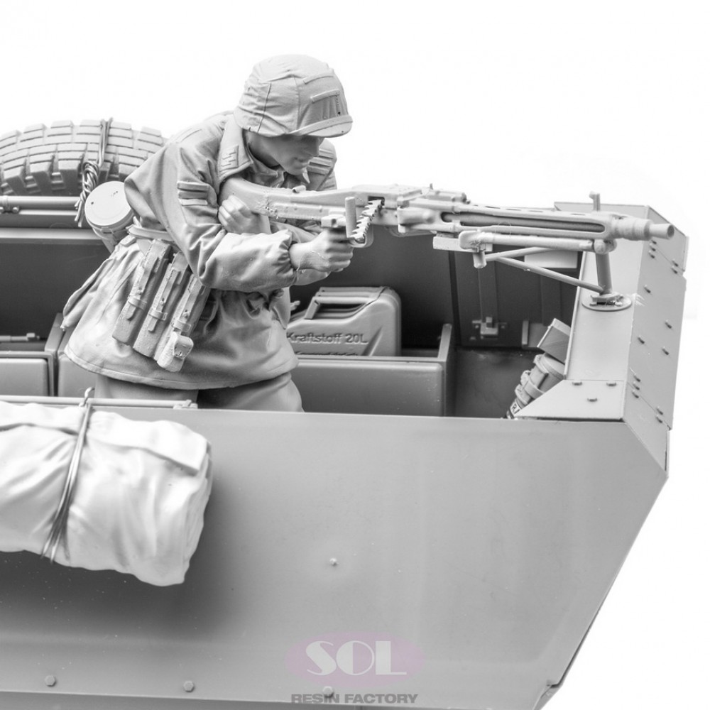 1/16 WWII Sd.kfz.251 MG42 Rear Gunner - SOL-MM640