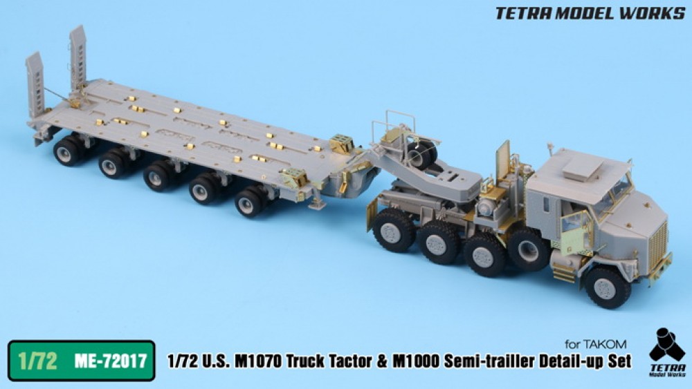 1/72 US M1070 & M1000 Trailer Detail Set for Takom kits
