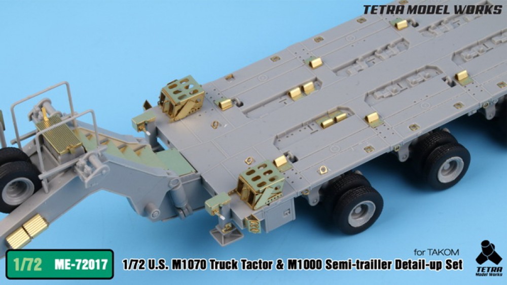 1/72 US M1070 & M1000 Trailer Detail Set for Takom kits