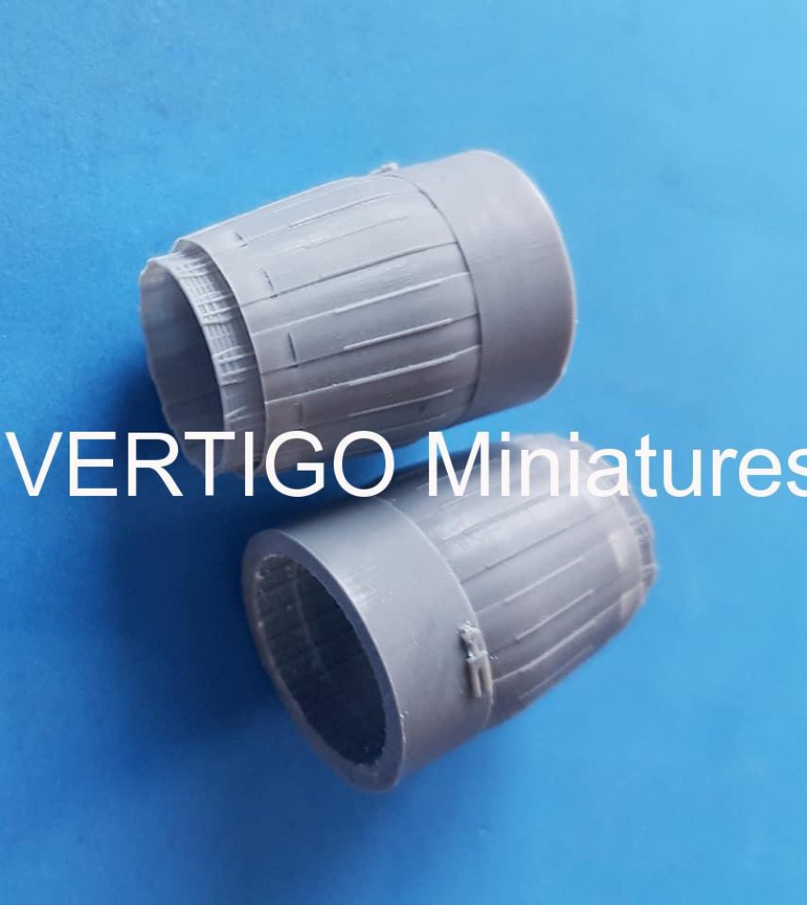 1/48 Engine Klimov RD 33 Correct Exhaust Nozzles for Mikoyan MiG-29 kits