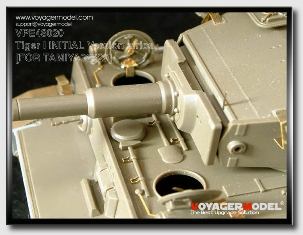 Detail Set for 1/48 German Tiger I (Initial) Africa Troop for Tamiya ...