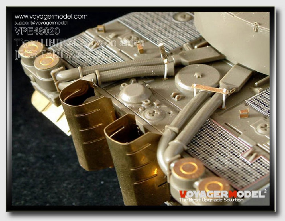 Detail Set for 1/48 German Tiger I (Initial) Africa Troop for Tamiya ...