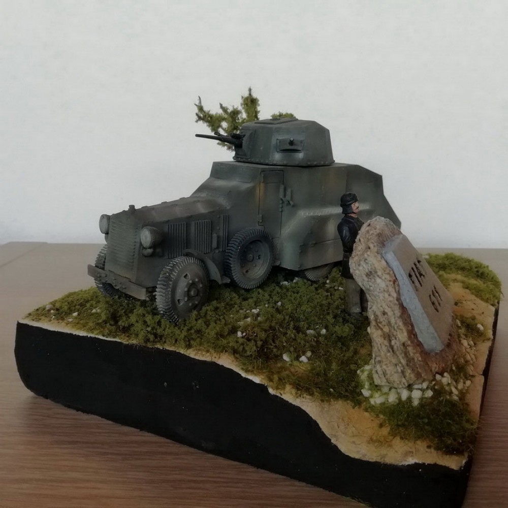 1/35 Autoblinda Fiat 611 Armored Vehicles Complete kit - WIP-35008