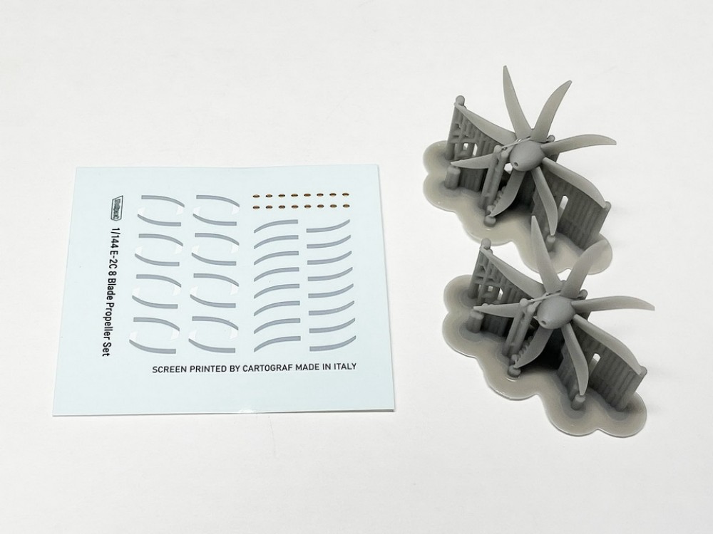 1/144 E-2C Hawkeye 8 Blade Propeller set for Revell/Academy kits - WP14409