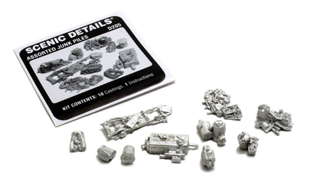 HO Scale Assorted Junk Piles Kit