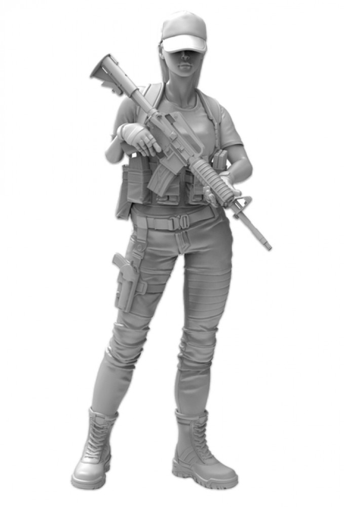 1/16 Girls in Action Series - Cassie (resin figure)