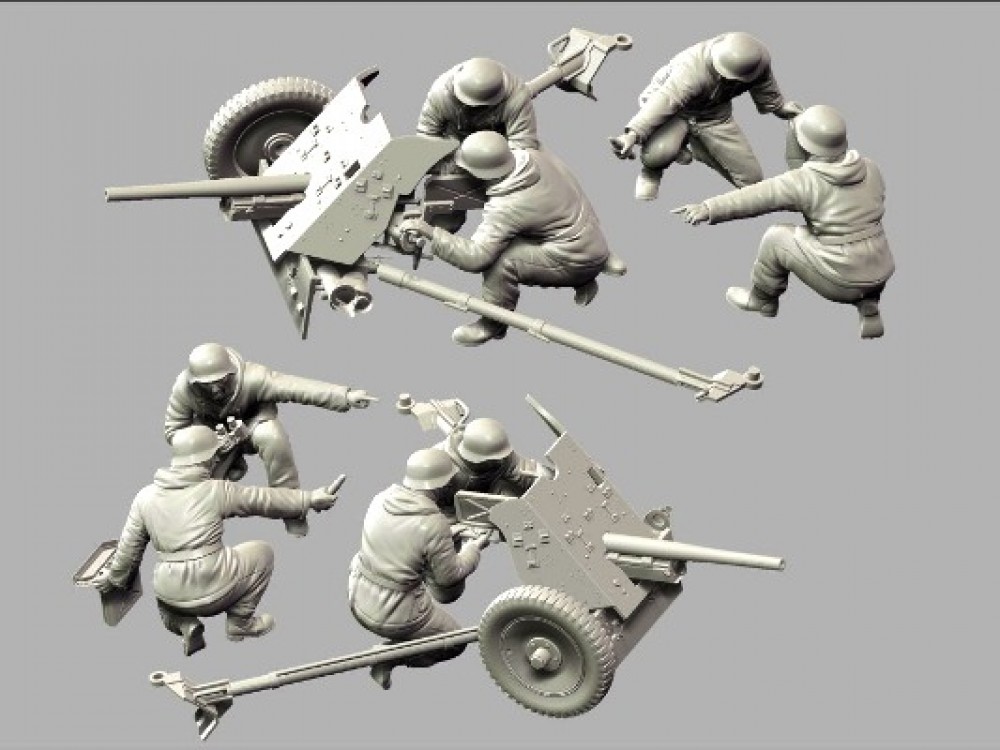 1/35 German Anti-Tank Gun Pak-36 with Crew