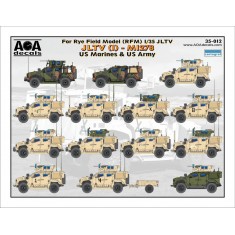 1/35 JLTV #1 Decal - USMC/US Army M1278 for Rye Field Model AOA Decals ...